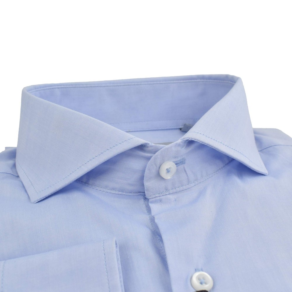 Camisa Gather One lisa azul cielo